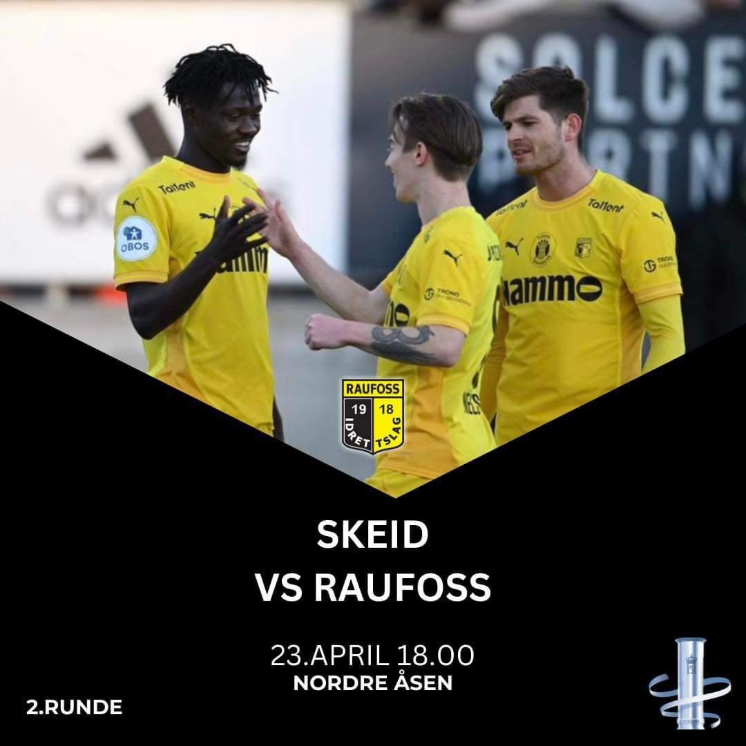 NM 2. runde: Troppen mot Skeid / Raufoss